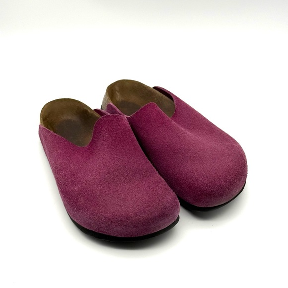 Tatami | Shoes | Tatami Birkenstock Suede Clog Mule Purple Pink Eu 37 ...